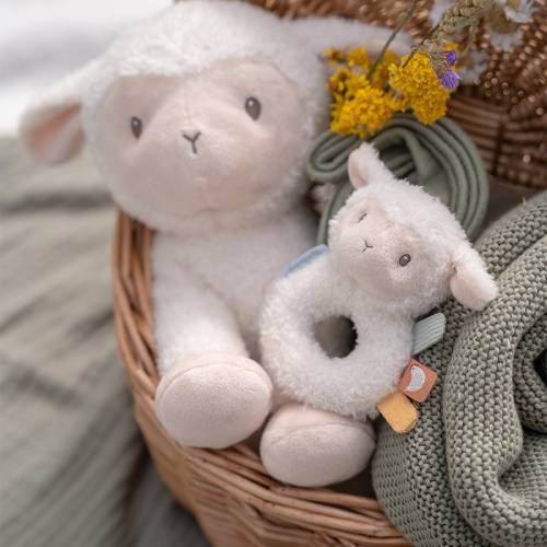 Soft Ring Rattle Sheep - Little Farm - Little Dutch - רוצ'ניק